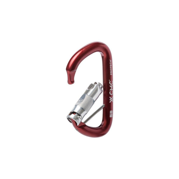 CMC ProTech Locking D Manual-Lock Carabiner | Elevated Climbing
