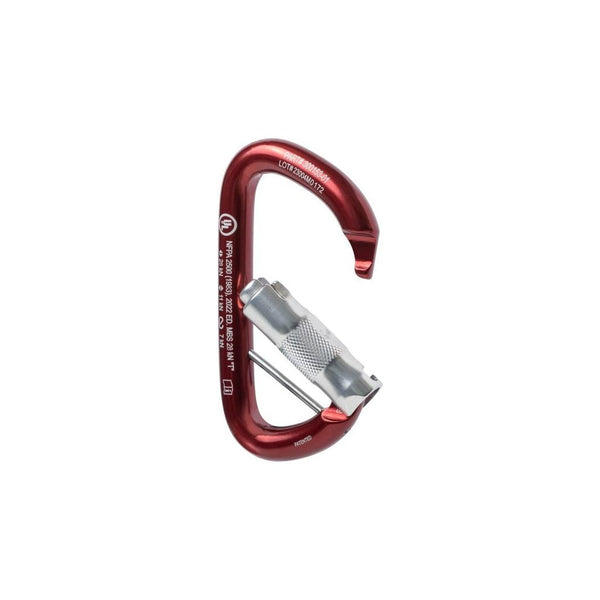 CMC ProTech Locking D Manual-Lock Carabiner | Elevated Climbing