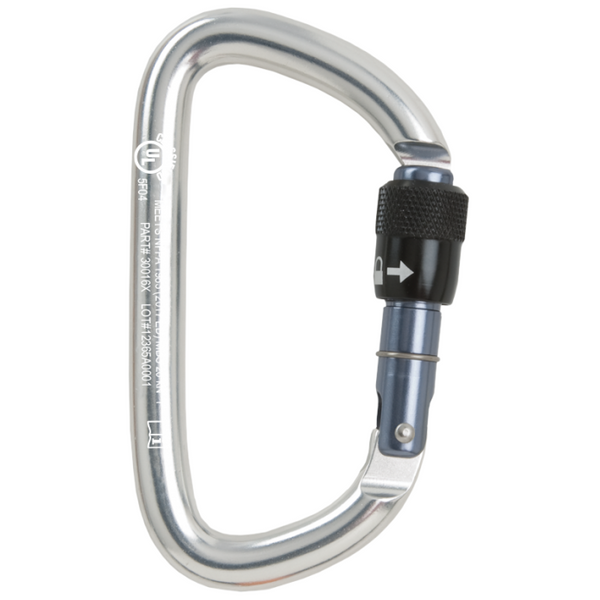 CMC ProTech Locking D Screw-Lock Carabiner | Elevated Climbing