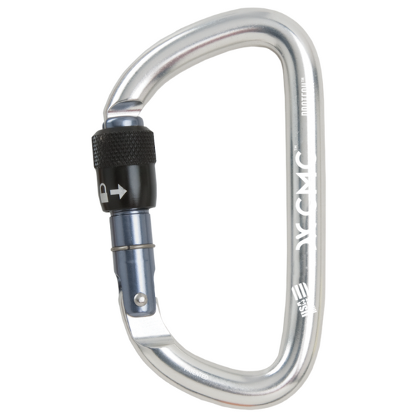 CMC ProTech Locking D Screw-Lock Carabiner | Elevated Climbing