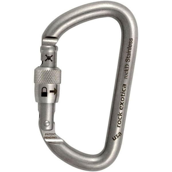 Rock Exotica RockD Stainless Steel Screw-Lock | Elevated Climbing