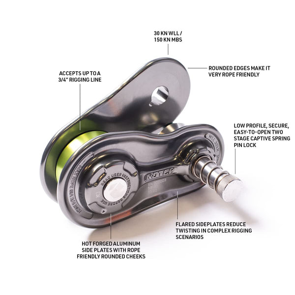 Notch 3/4" Rigging Spring Block | Elevated Climbing